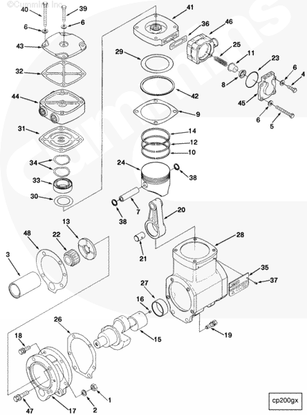 Holset Air Compressors Master Repair Manual - 208-002 Component ...